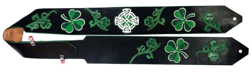 Irish Green Custom Guitar Strap